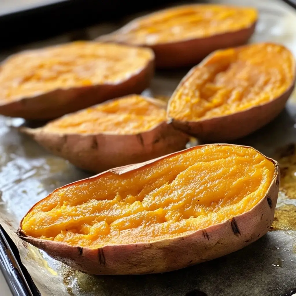Baked Japanese Sweet Potatoes recipe (Yaki Imo) 🍠 - Vintage Cooks