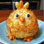 Easter Chick Cheese Ball Recipe - Vintage Cooks