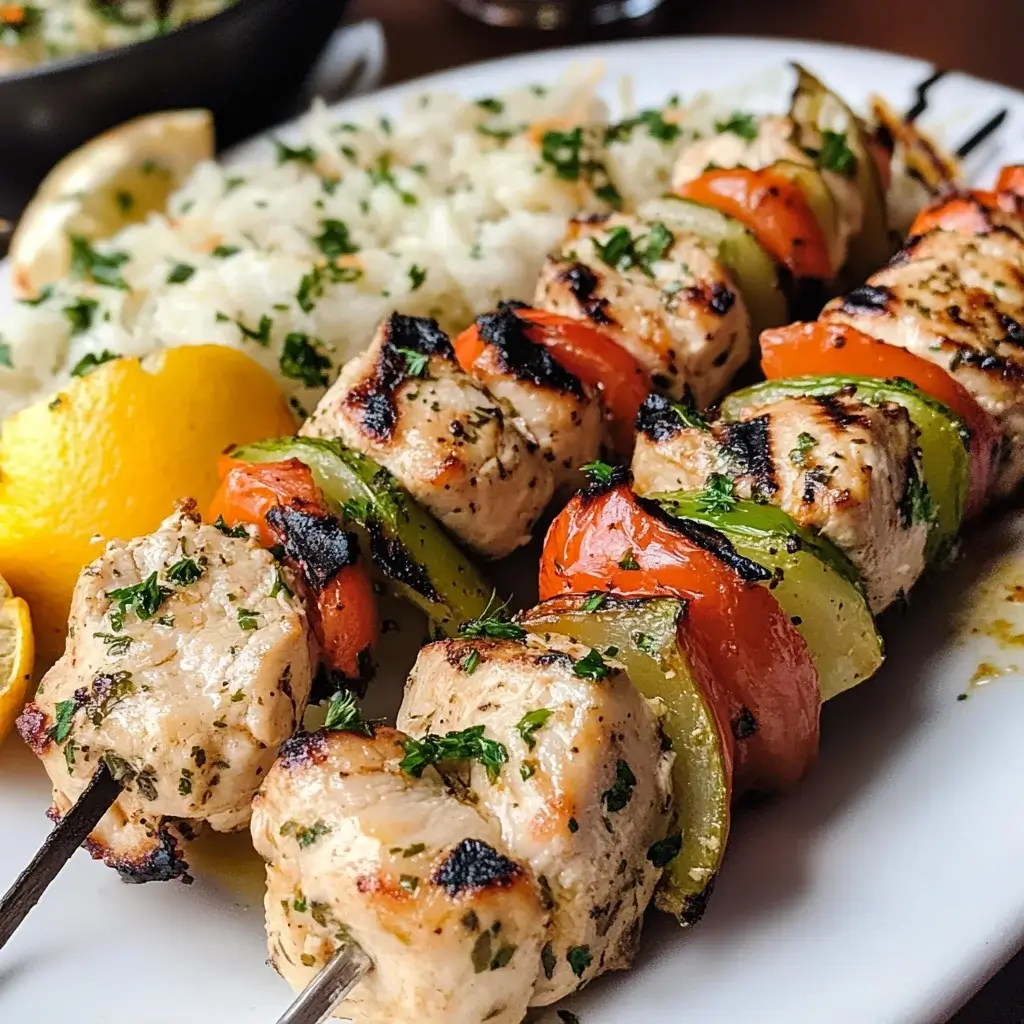 Greek Chicken Kabobs recipe - Vintage Cooks