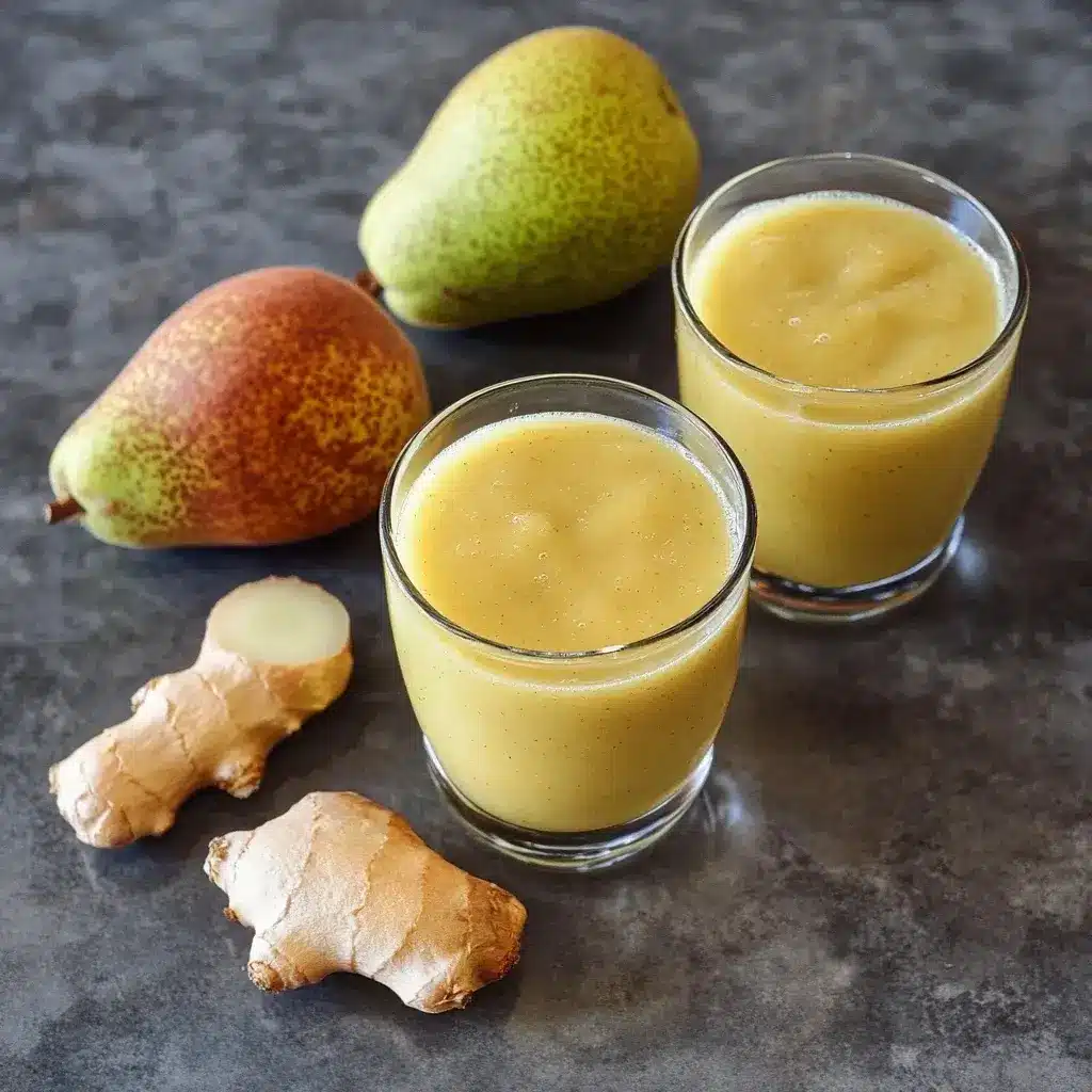 Pear Ginger Zing Smoothie recipe - Vintage Cooks