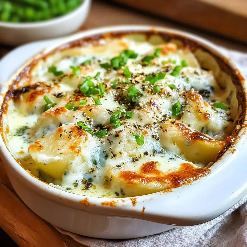 Blue Cheese Potatoes Au Gratin recipe - Vintage Cooks
