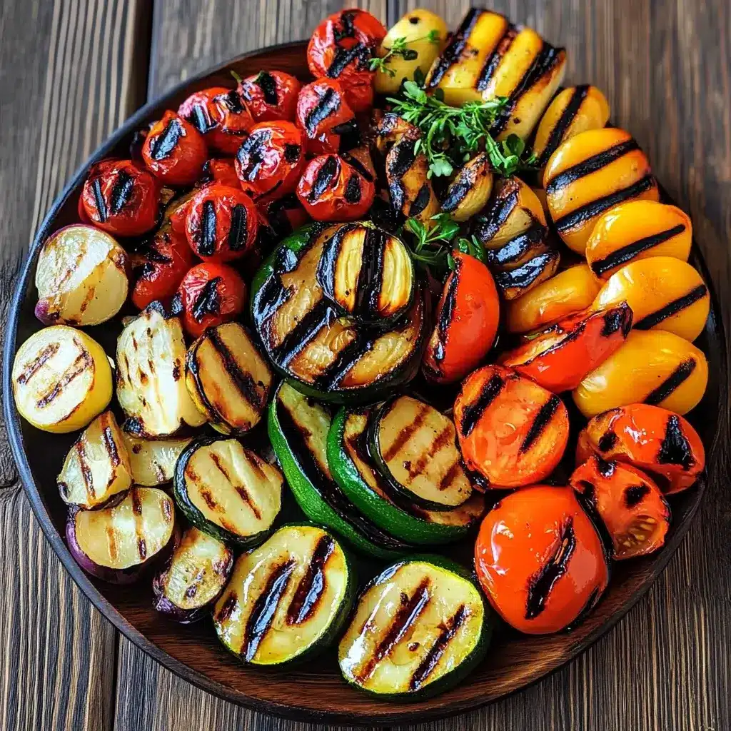 Grilled Vegetable Platter with Balsamic Glaze recipe - Vintage Cooks