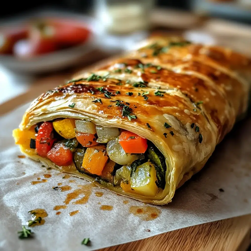 Savory Vegetable Strudel recipe – Vintage Cooks