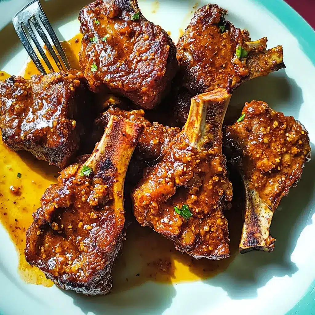 Spicy Sticky Lamb Chops recipe - Vintage Cooks