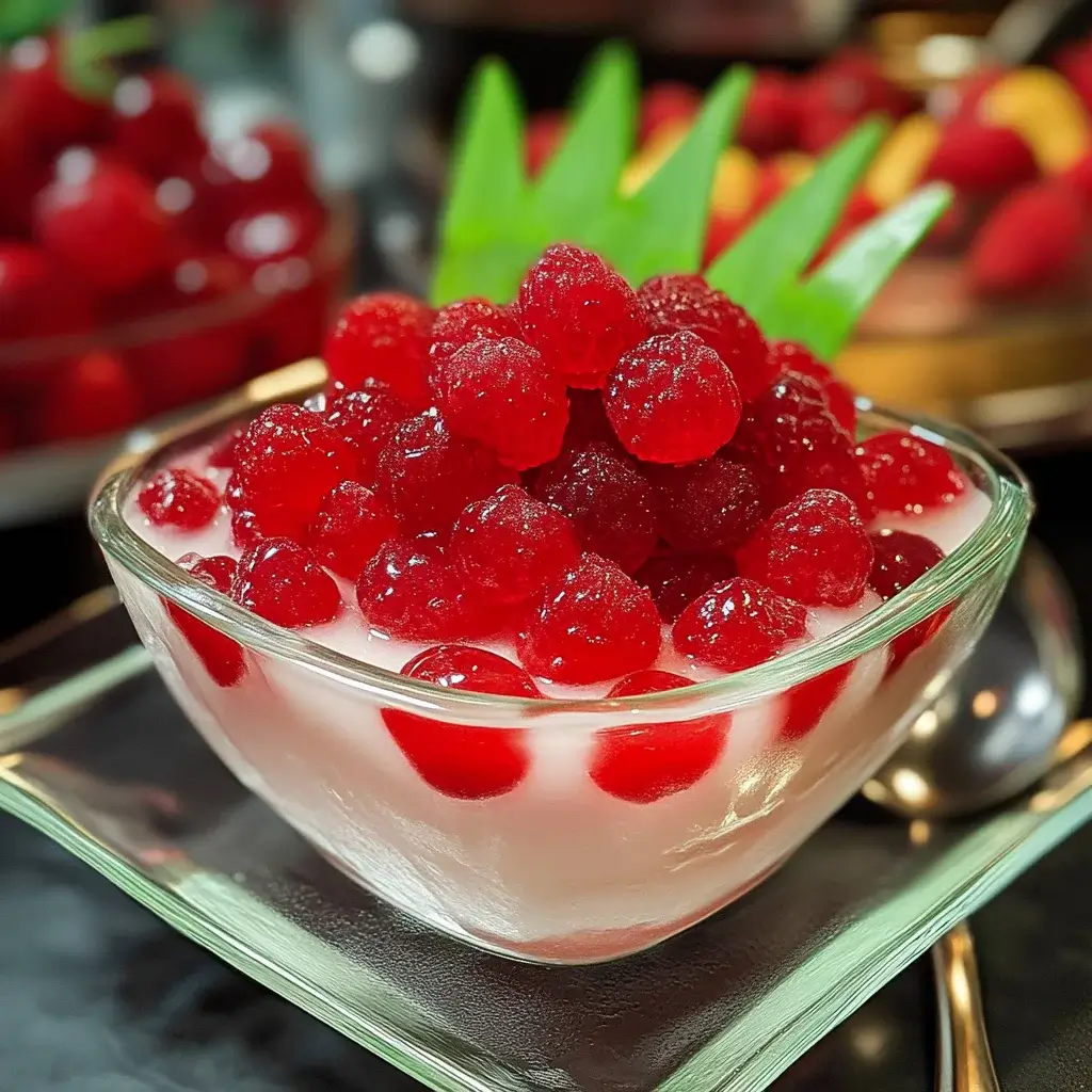 Thai Red Rubies Dessert Tub recipe - Vintage Cooks