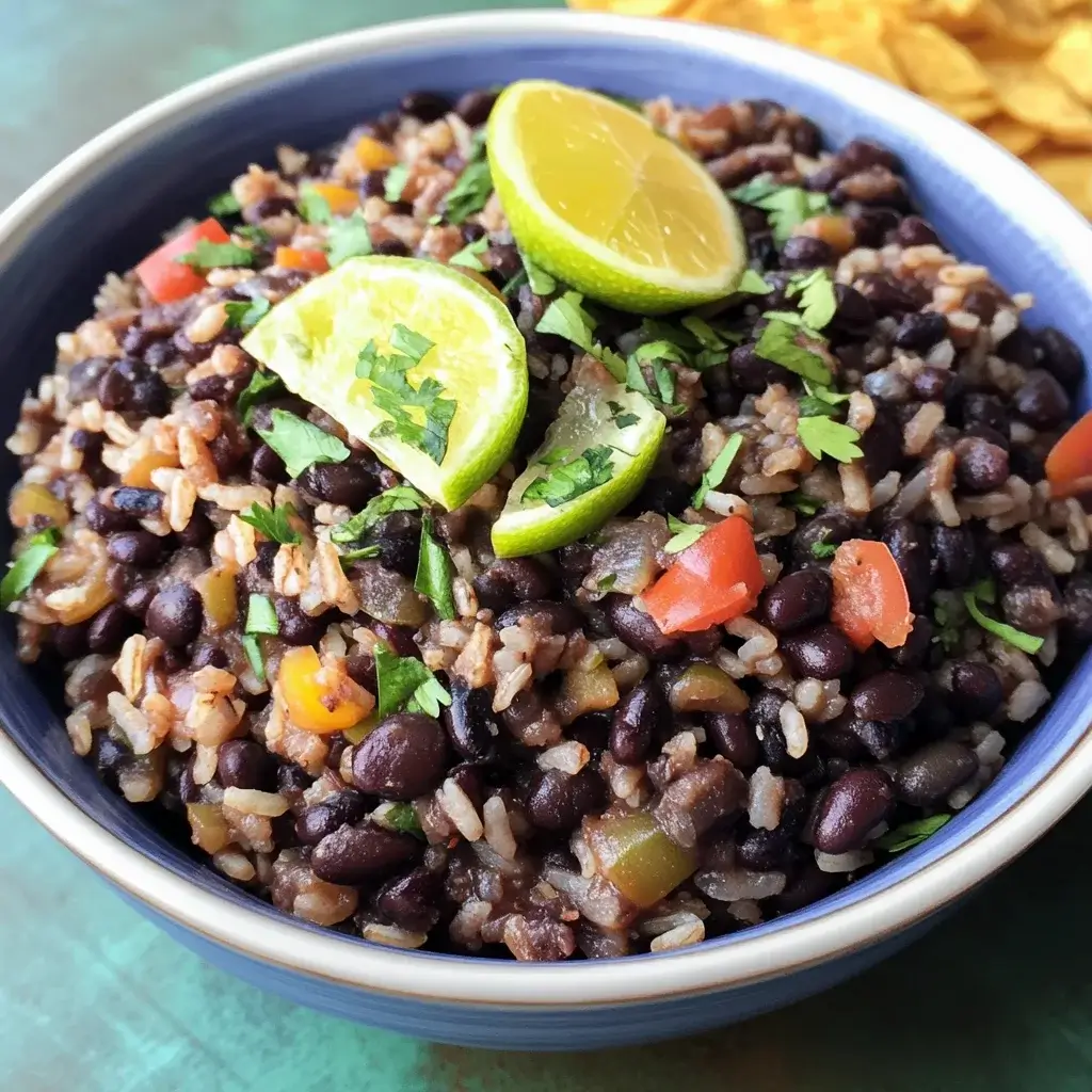 Cuban Black Beans and Rice recipe - Vintage Cooks