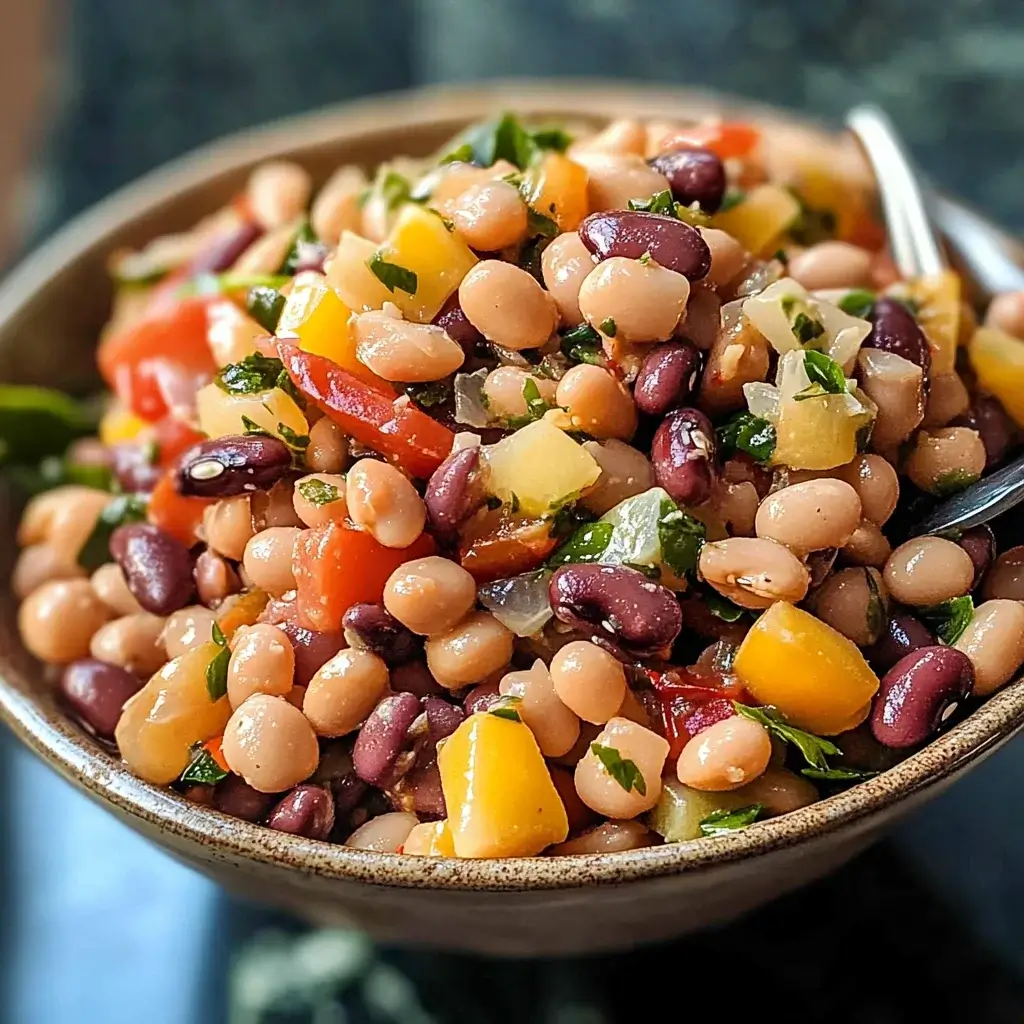 Dense Bean Salad recipe - Vintage Cooks