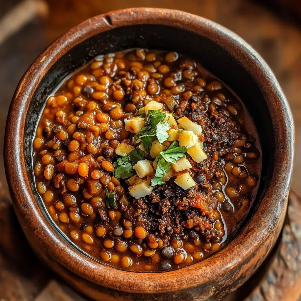 Ethiopian Berbere Spice Lentil Stew recipe - Vintage Cooks