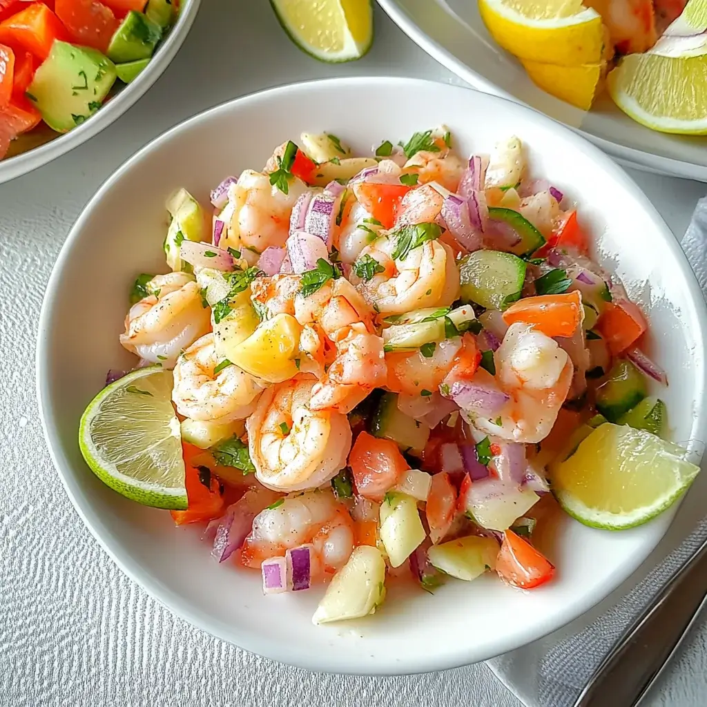 Peruvian Shrimp Ceviche recipe - Vintage Cooks