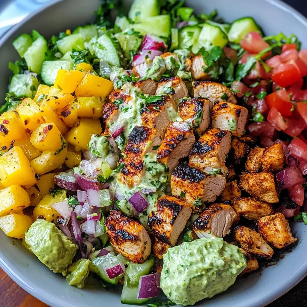 Peruvian Grilled Chicken Salad recipe - Vintage Cooks