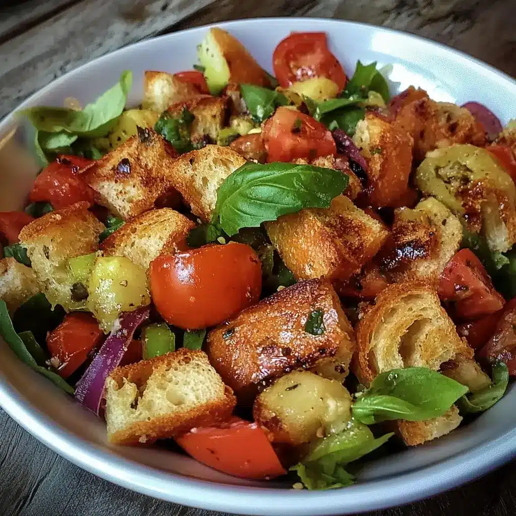 Rustic Bread Salad Recipe - Vintage Cooks