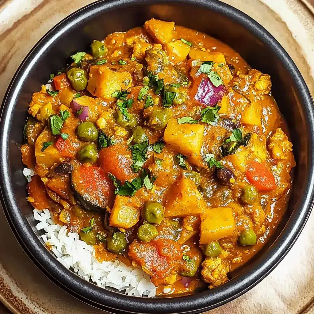 Slow Cooker Vegetable Curry recipe - Vintage Cooks