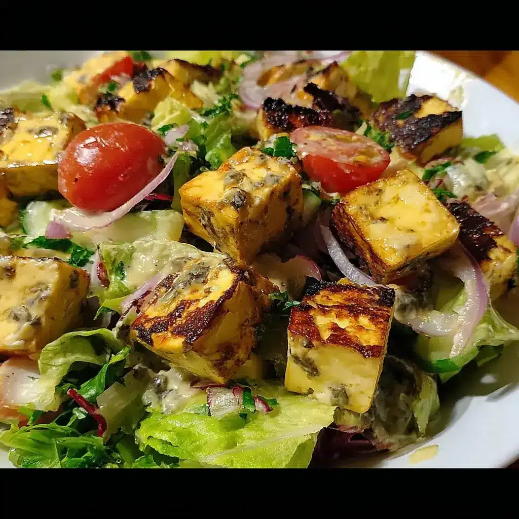Grilled Paneer Salad recipe - Vintage Cooks