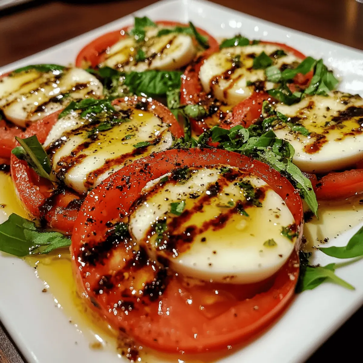 Irresistible Delicious Caprese Salad with Juicy Tomatoes