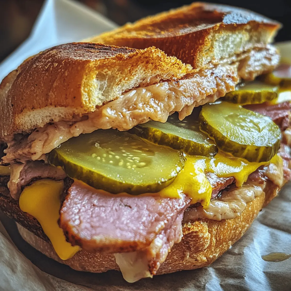 Easy Cuban Sandwich with Pickles & Mustard: Ultimate Delicious