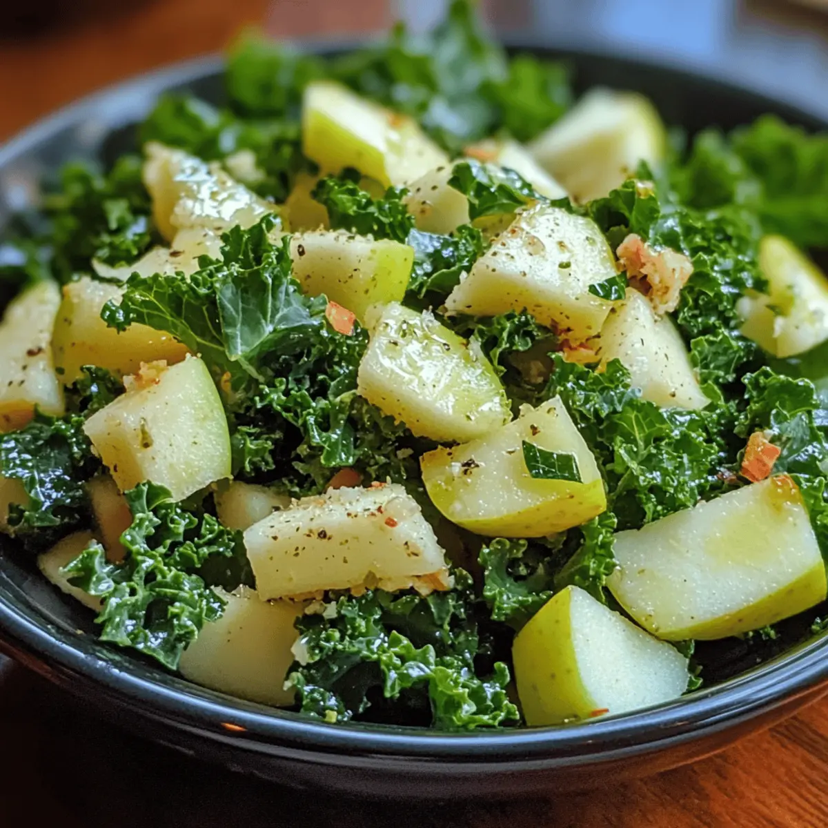 Easy Delicious Kale & Apple Salad with a Zesty Twist You’ll Love