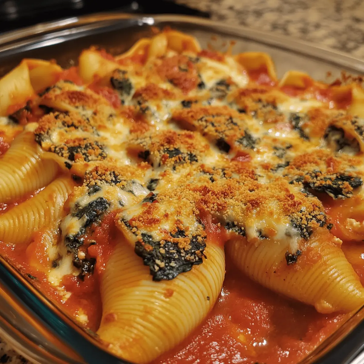 Ultimate Delicious Creamy Spinach & Ricotta Stuffed Shells