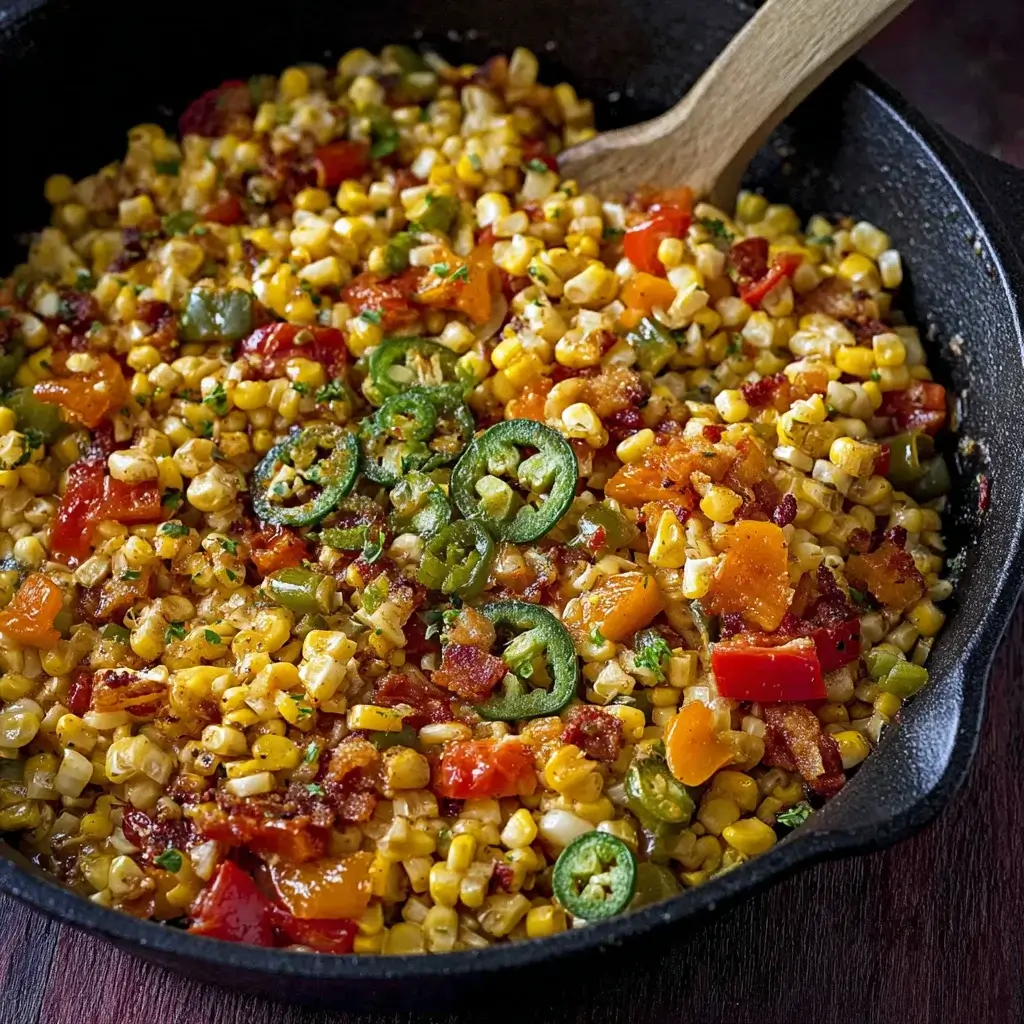 Cajun Corn Maque Choux Recipe - Vintage Cooks