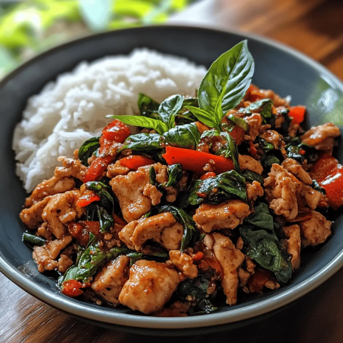 Irresistible Delicious Thai Basil and Chili Stir-Fry (Pad Krapow)