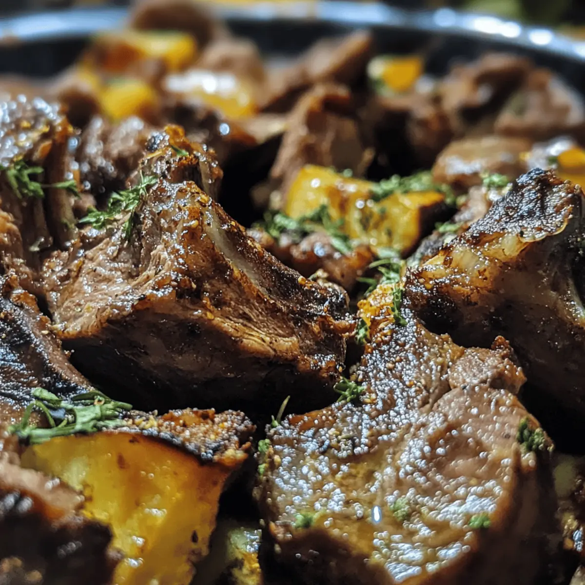 Irresistible Oven Baked Goat Meat Dibi Afra: Juicy, Easy & Delicious