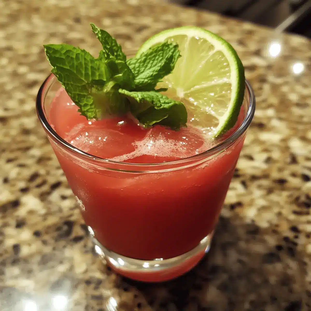 Ultimate Delicious Watermelon Refresher Juice with Lime and Mint