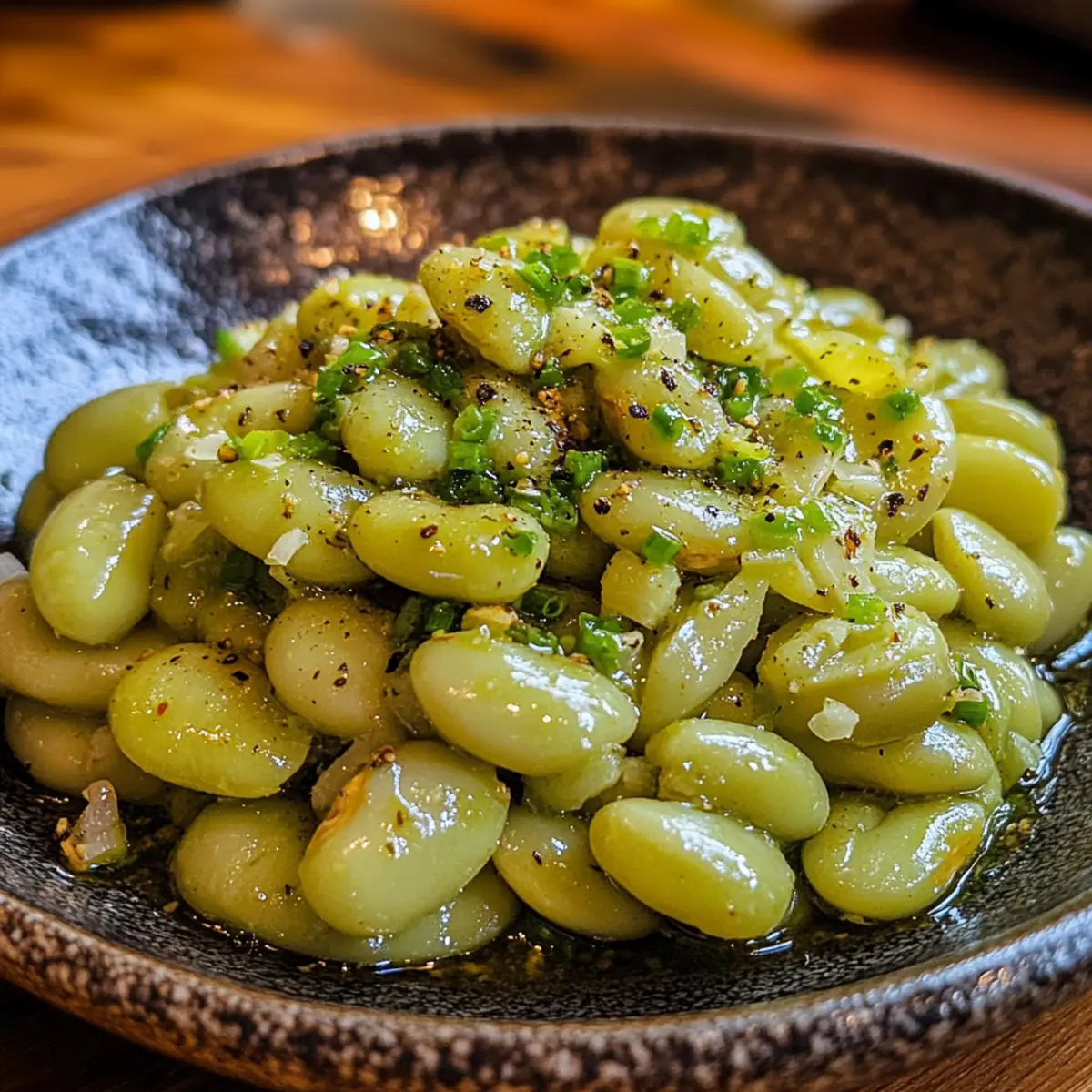 Easy Irresistible Creamy Smashed Fava Beans with Cumin and Garlic