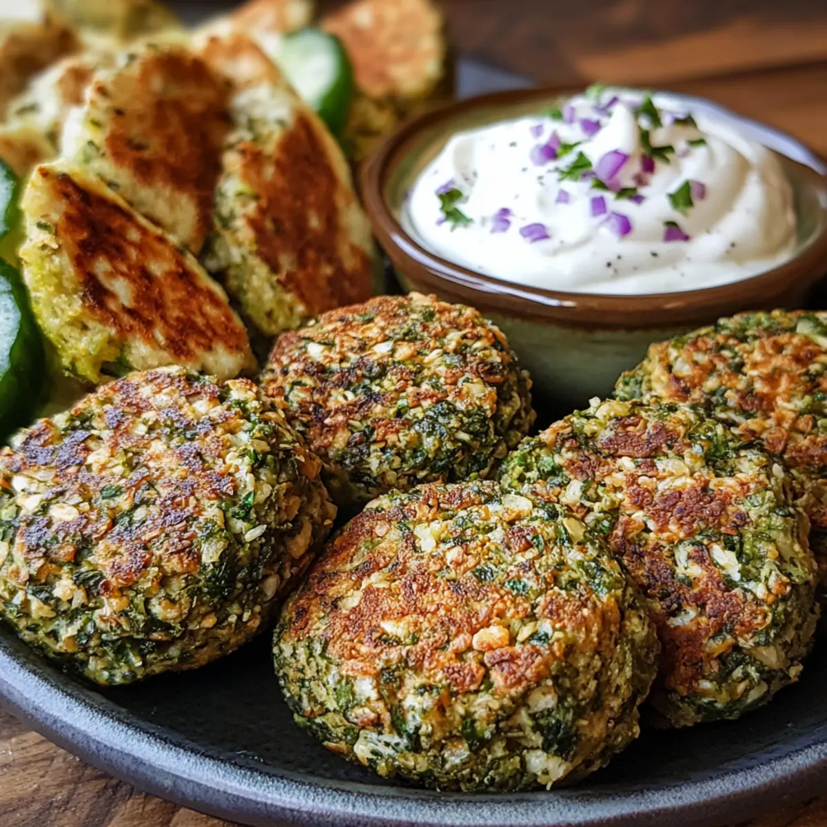 Irresistible Baked Falafel Platters with Whipped Tahini recipe
