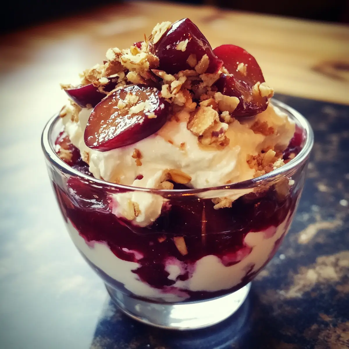 Easy Roasted Plum and Ricotta Parfait: Irresistible Creamy Treat