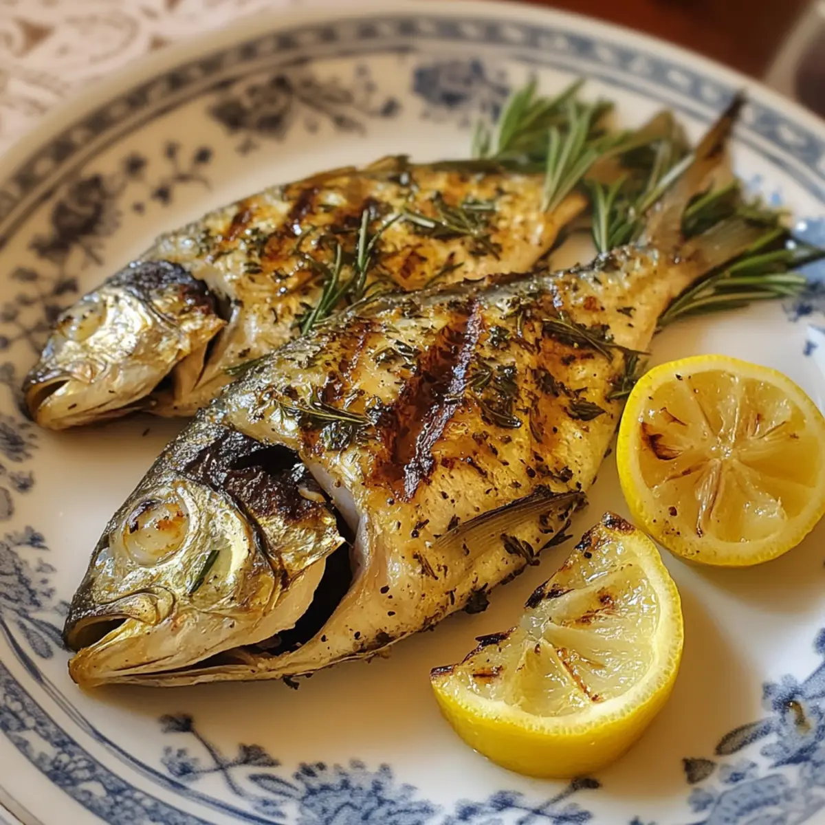 Easy Lemon Herb Grilled Sea Bream with Irresistible Zesty Flavor
