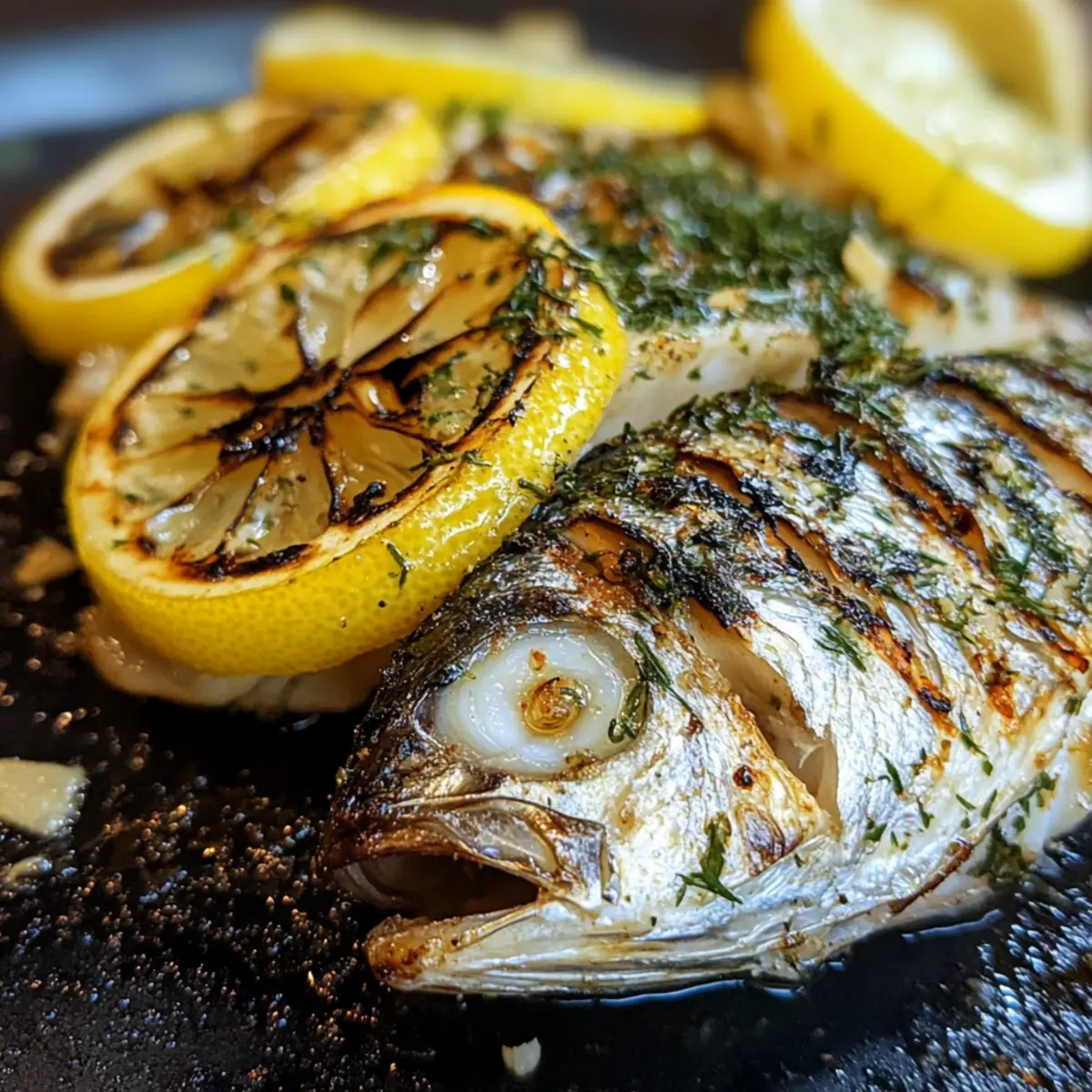 Easy Lemon Herb Grilled Sea Bream with Irresistible Zesty Flavor