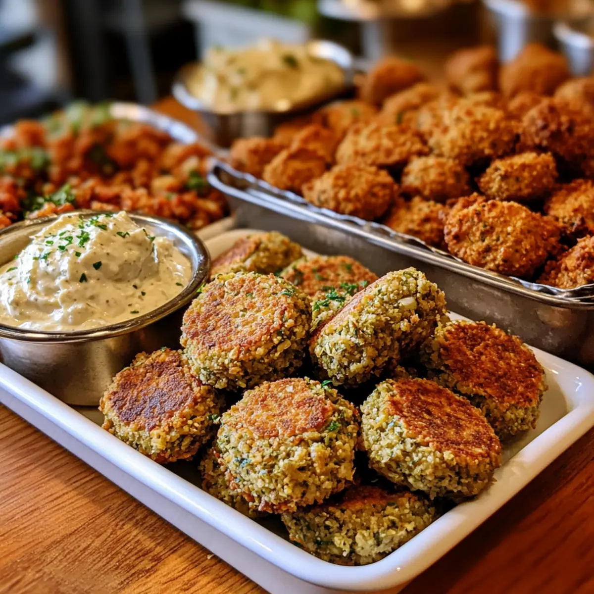 Ultimate Baked Falafel Platters with Whipped Tahini recipe