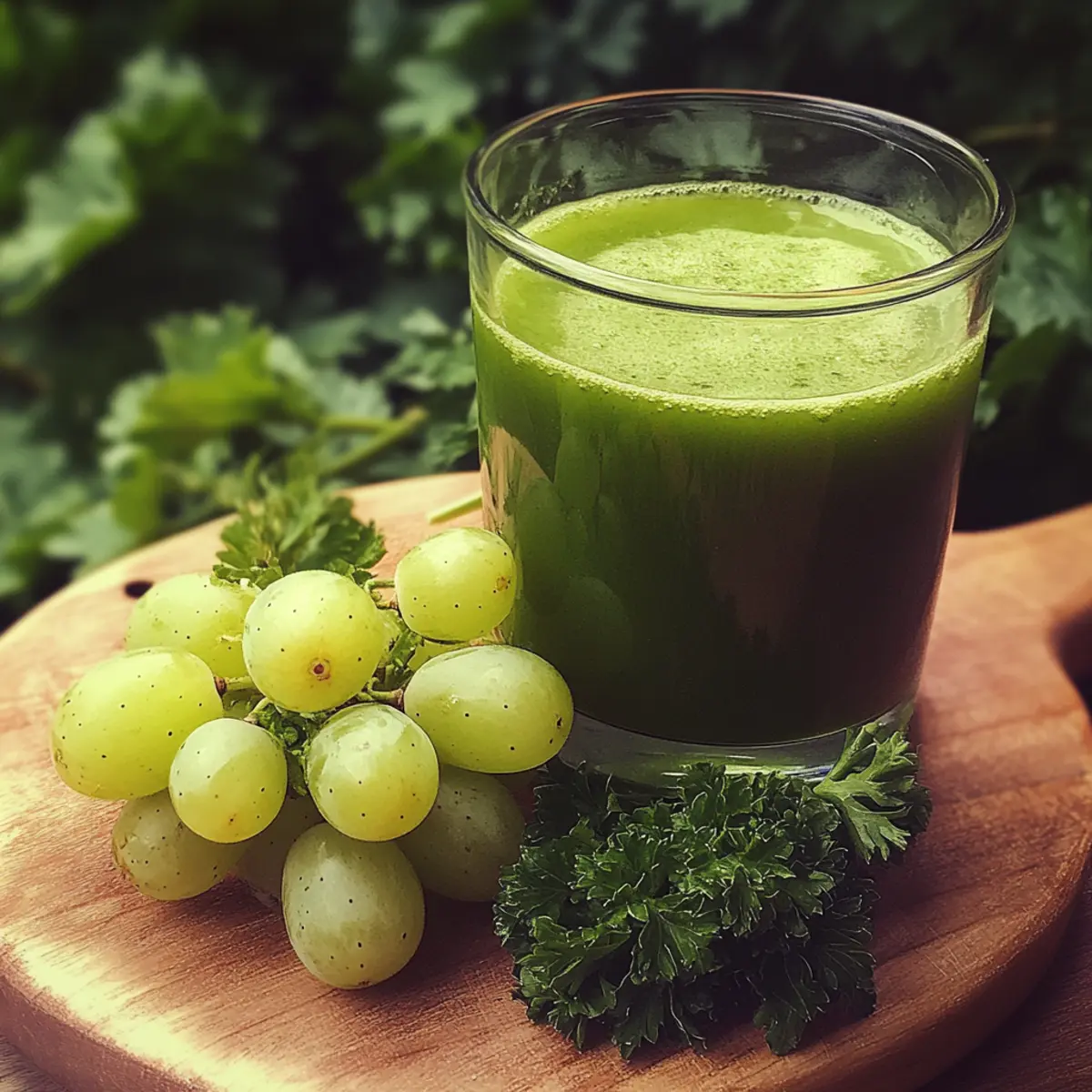 Delicious Ultimate Parsley and Green Grape Cleanse Juice recipe